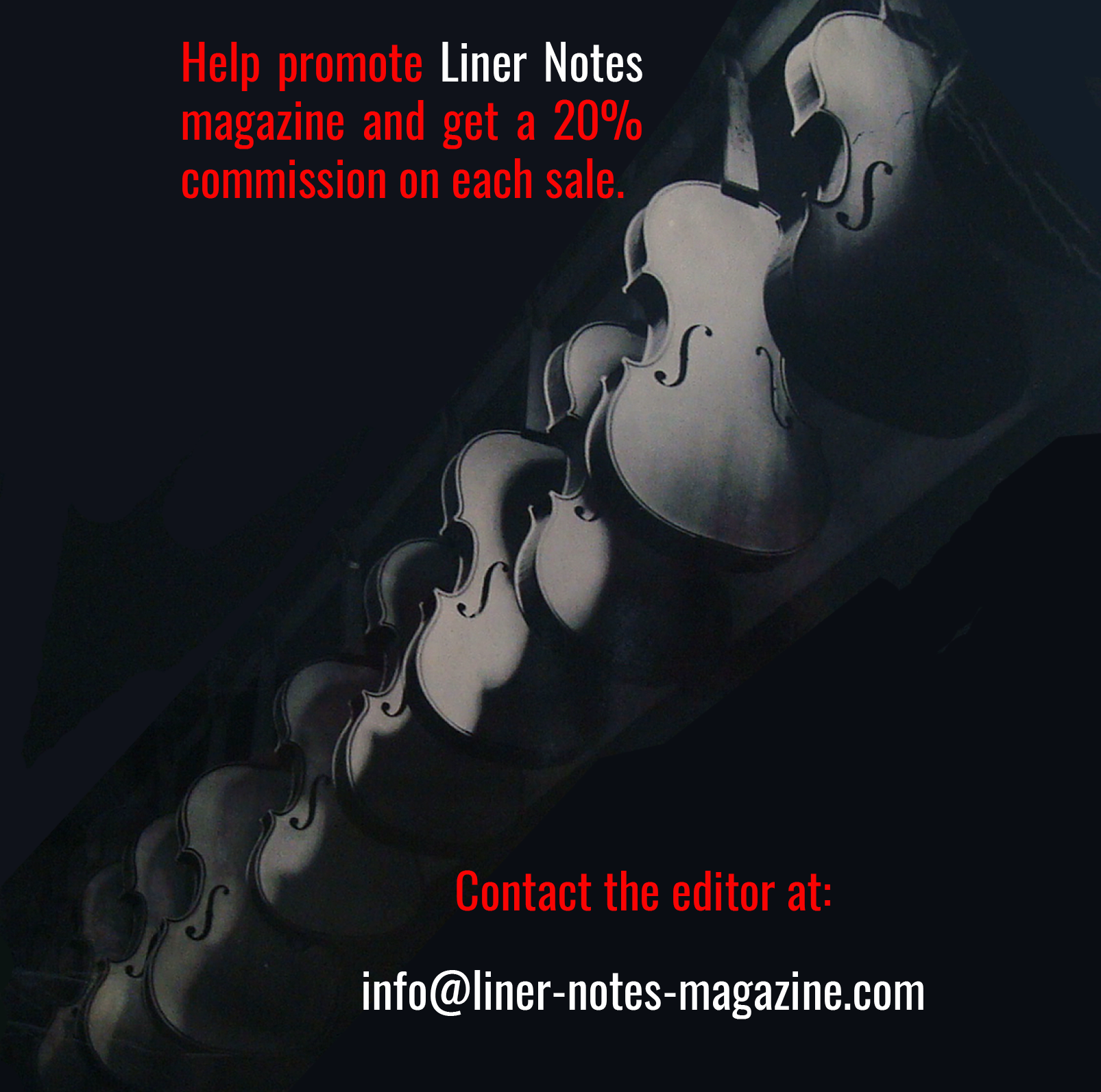 Promote Liner Notes & Earn Money | Liner Notes Magazine